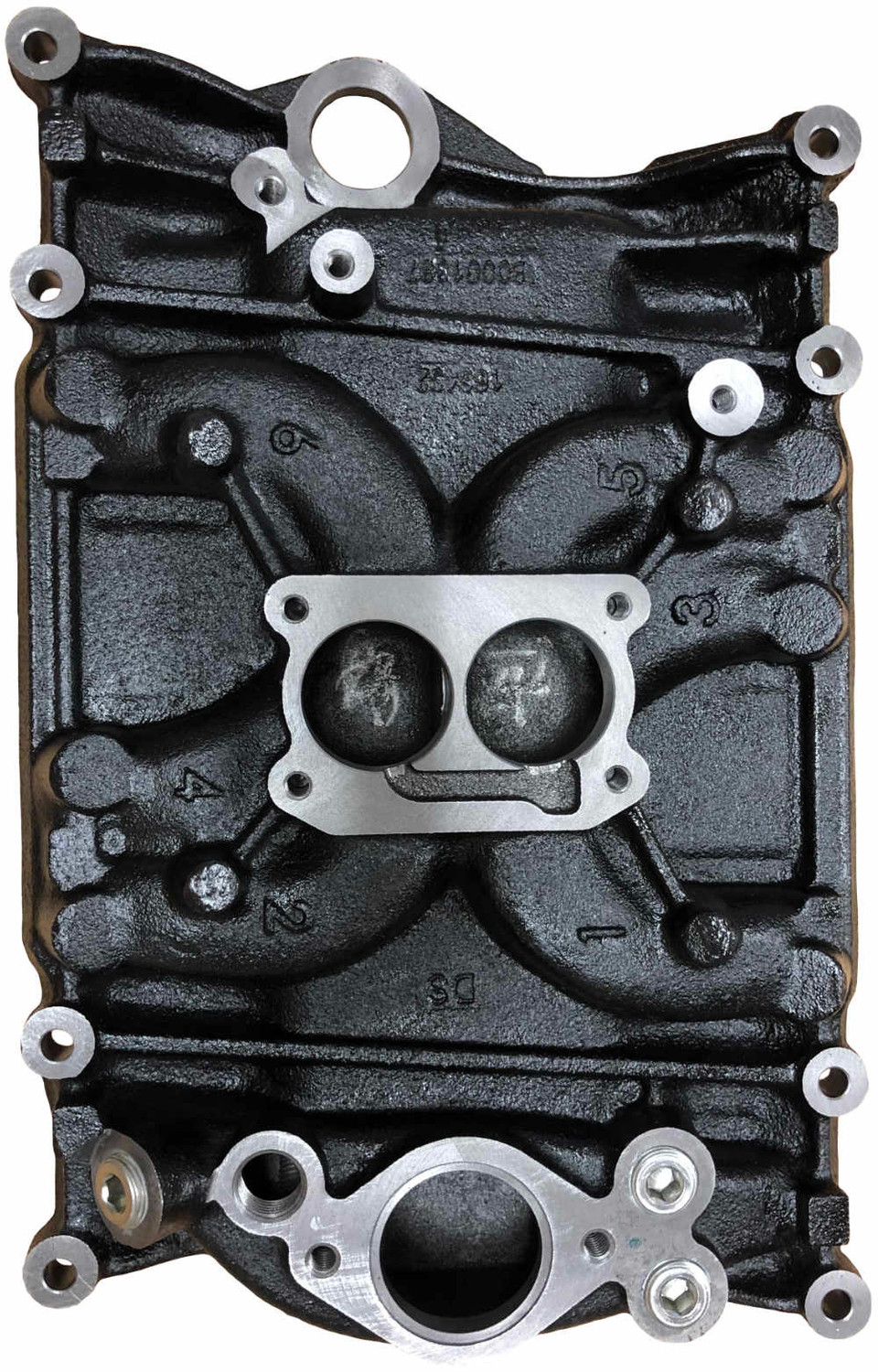 4.3L, 262 CID 2 barrel Vortec Marine Intake Manifold Assembly. Replaces ...