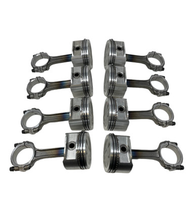 Piston & Rod Kit (set of 8) - For 5.7L, 350 CID Engines. Replaces ...