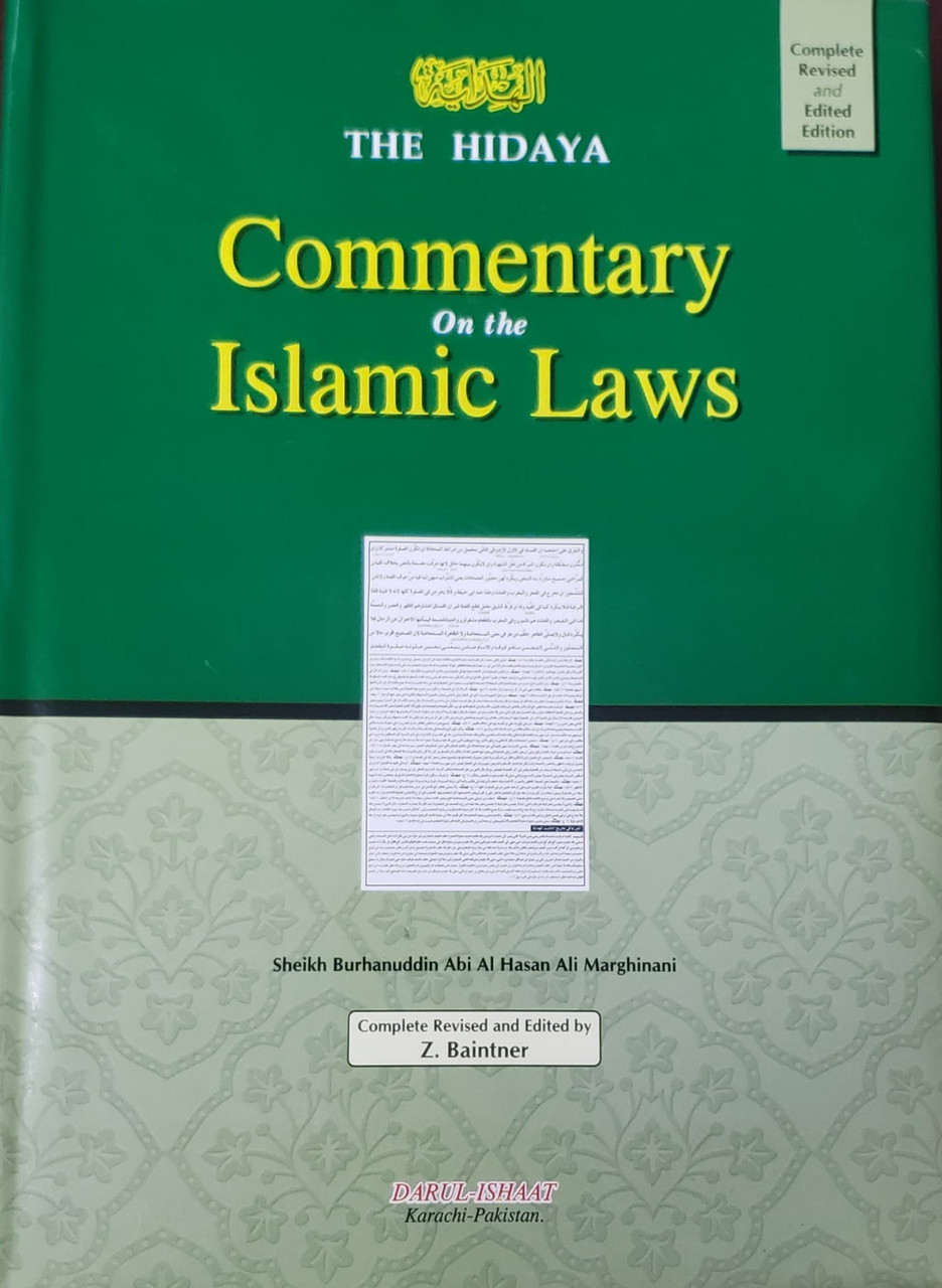 The Hidaya Commentary on the Islamic Laws (4 Parts in 2 Bindings ...