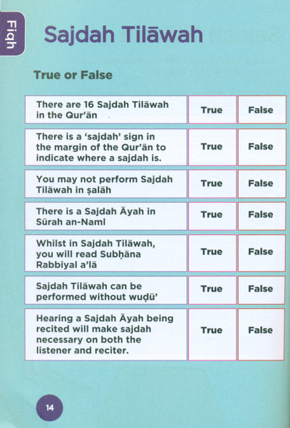 An Nasihah Grade-7 (Course & WorkBook) Islamic Curriculum