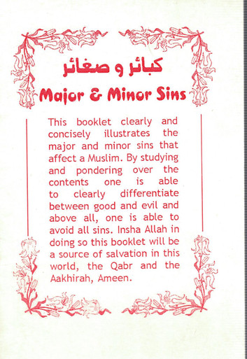 Major & Minor Sins