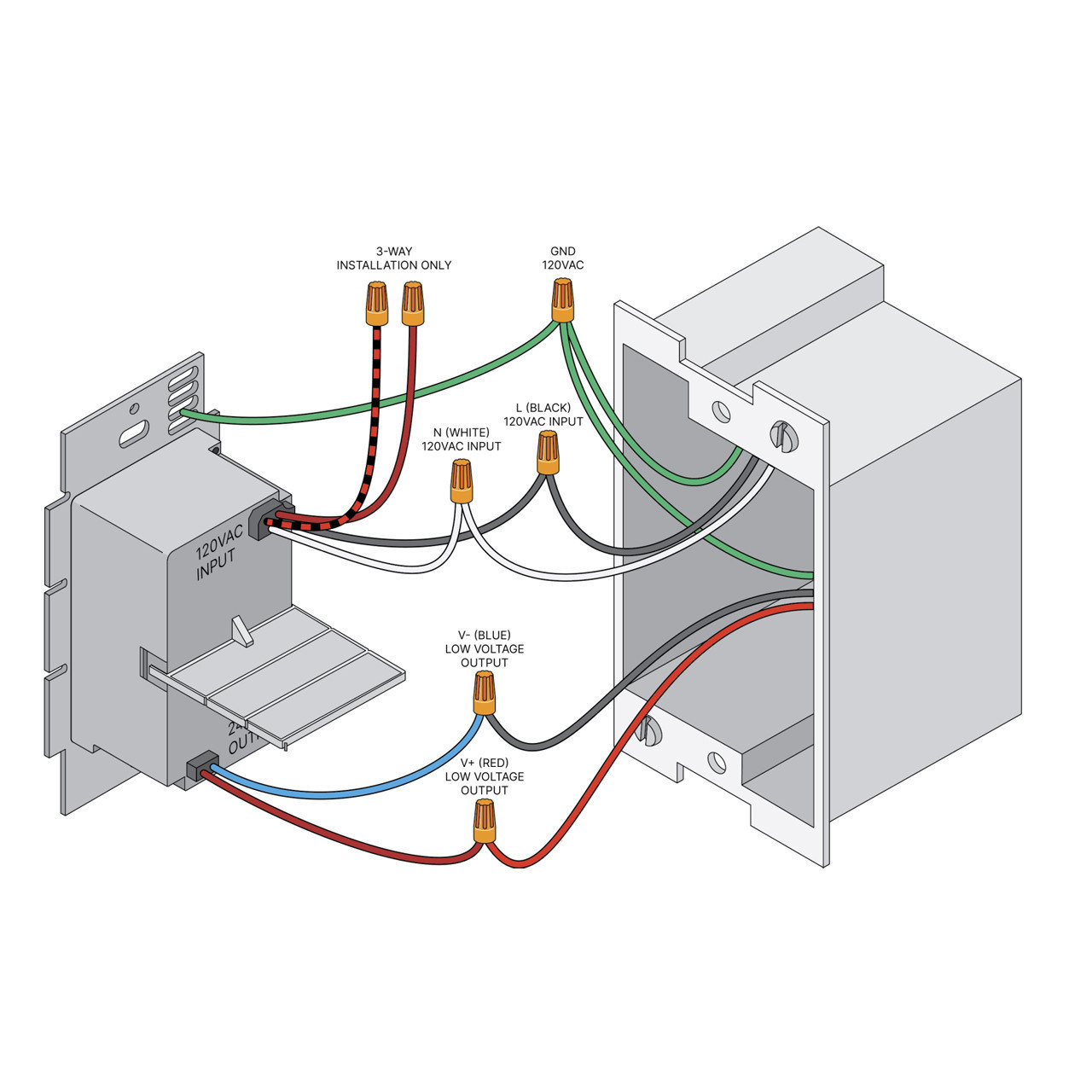 DiodeLED SWITCHEX® + R1 - DI-SXR1-24V60W - 24 Volt 60 Watt ...
