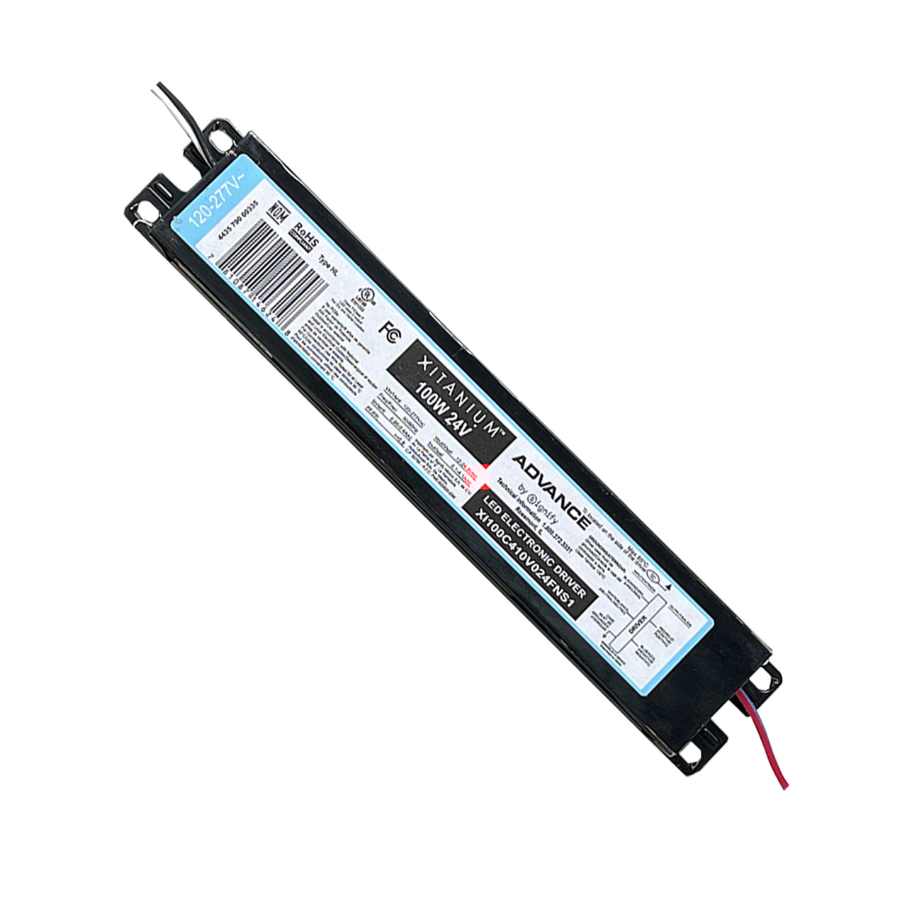 Constant Current LED Driver - 4100mA - 12-24VDC - 100 Watt - Advance ...