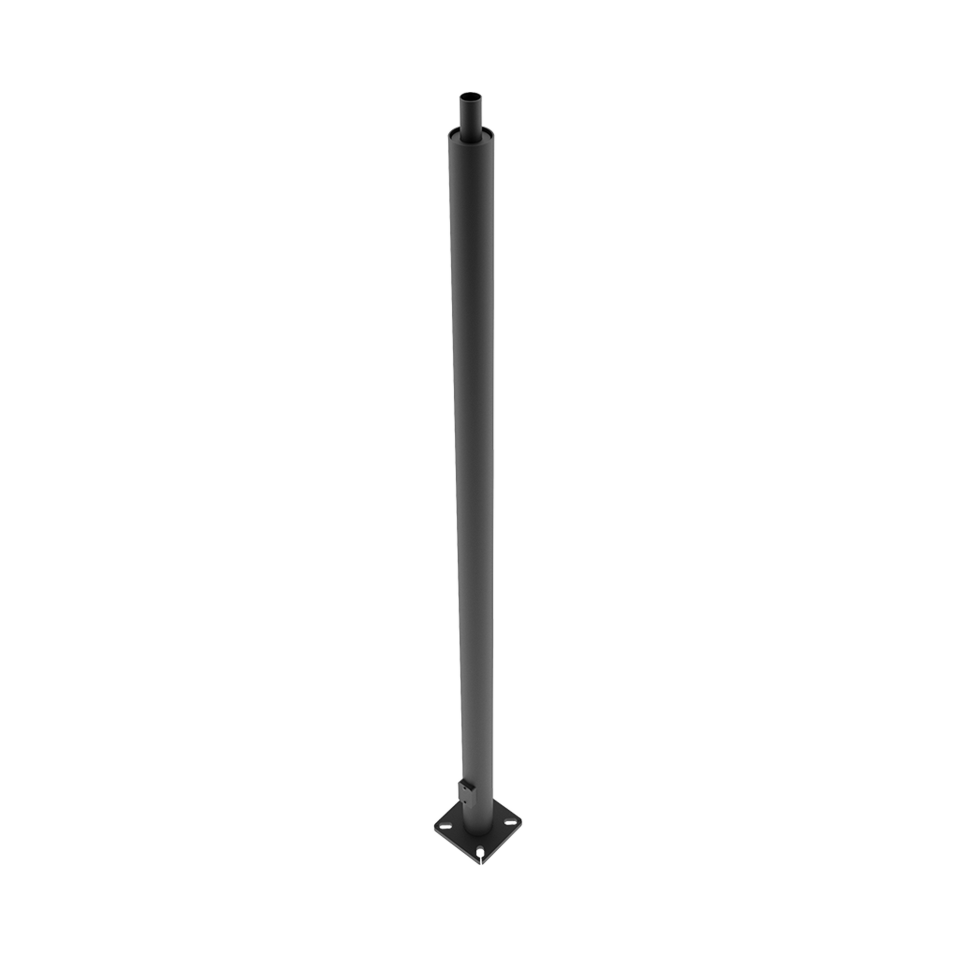 15FT Tapered Round Tenon Top Pole - 6" Shaft - 11" Bolt Circle - RAB ...