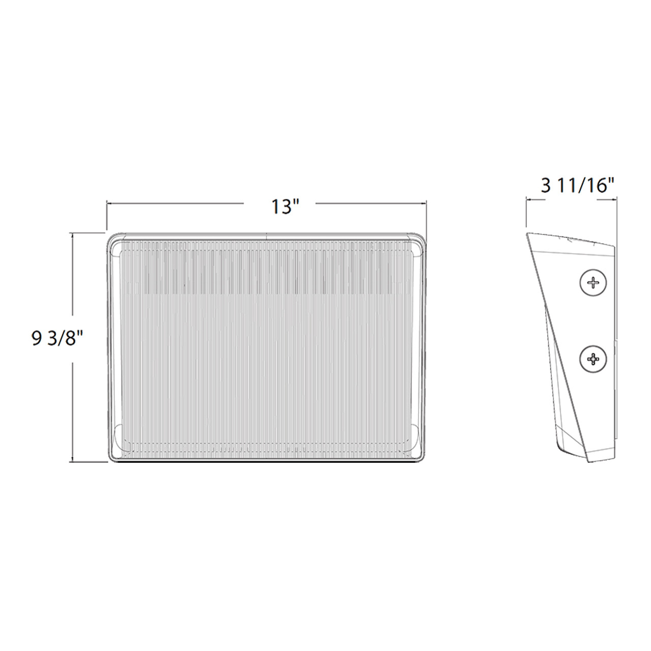 RAB W34M - Field-Adjustable LED Wall Pack | CityLightsUSA.com