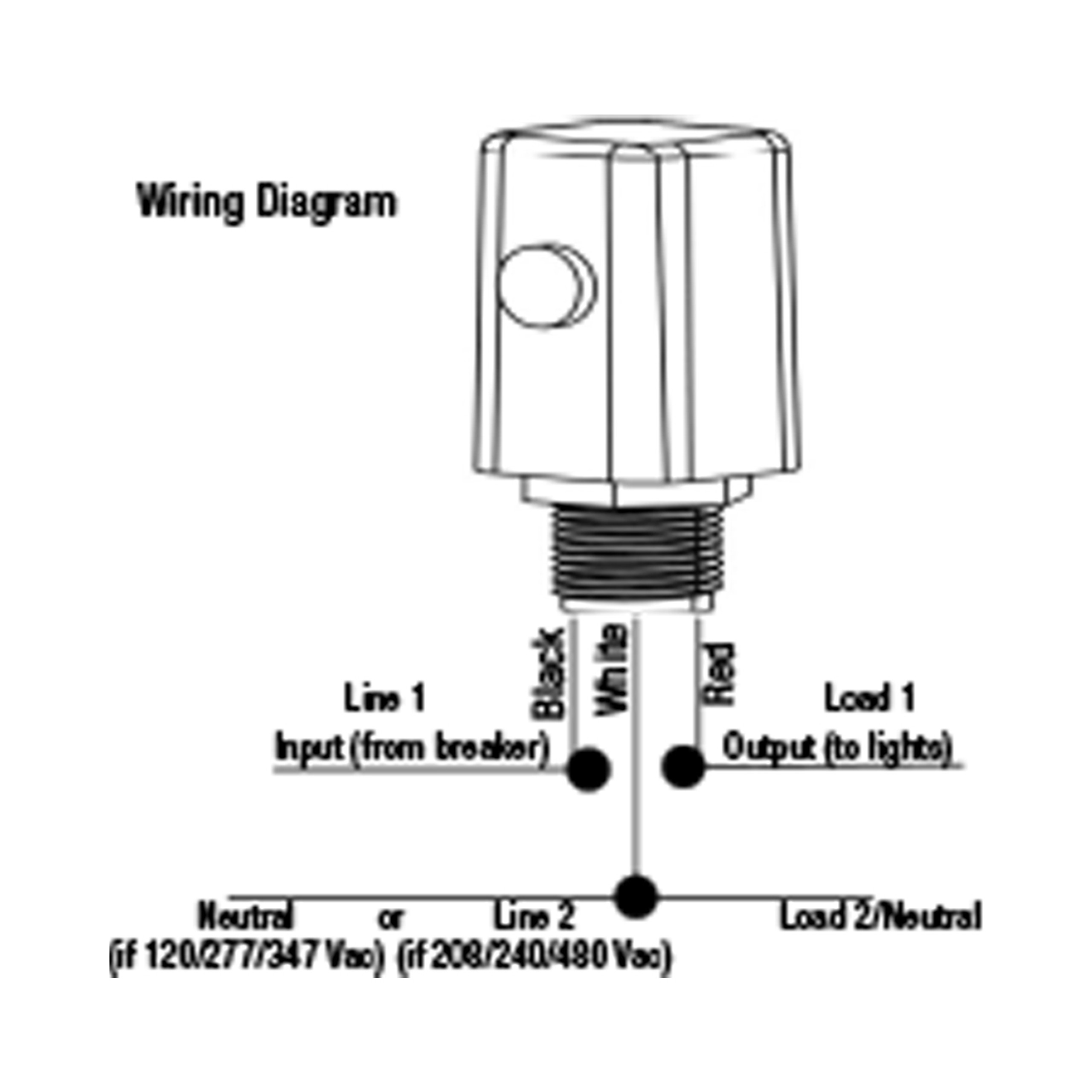 Intermatic K4121C Stem Mount Thermal Photocontrol, 120 V ...