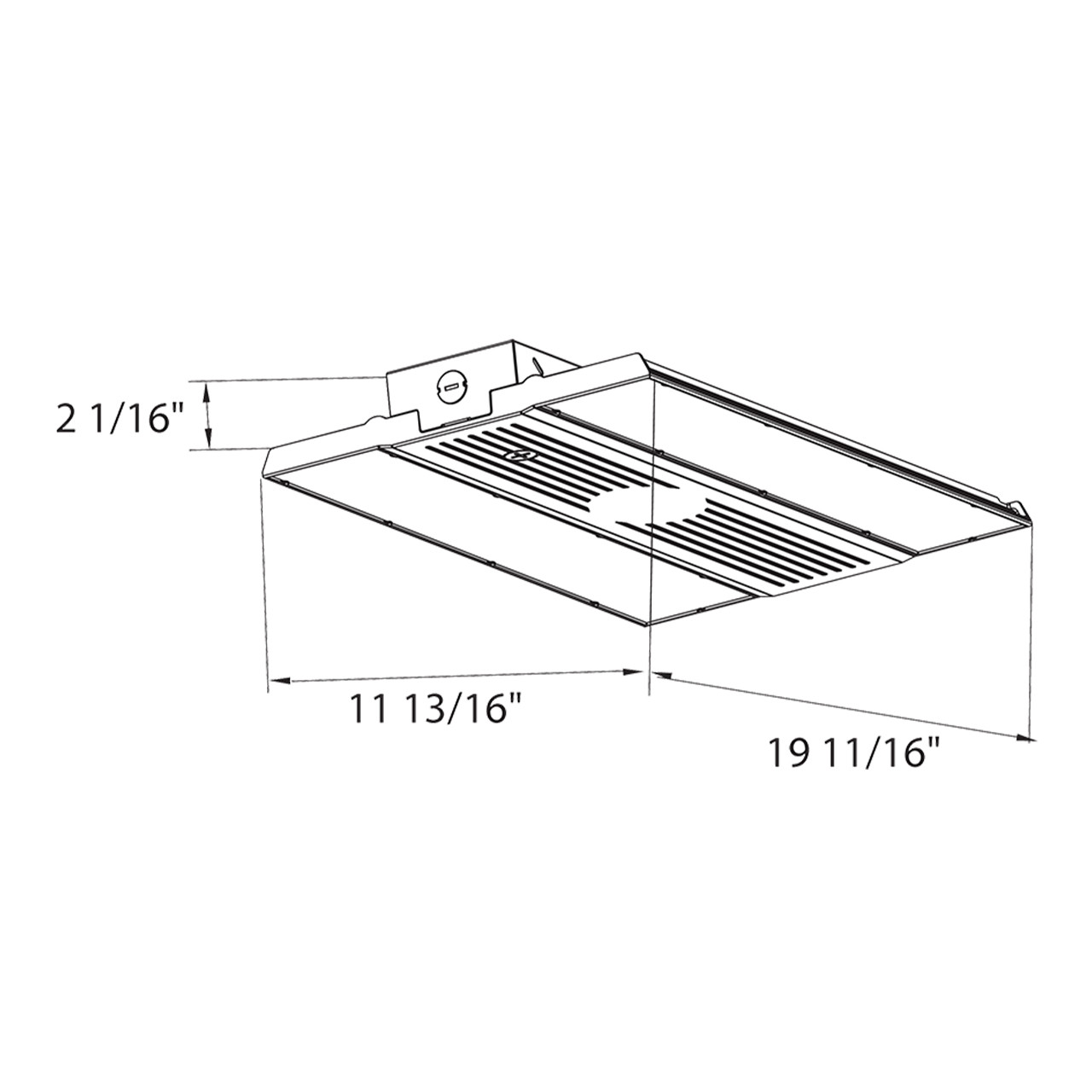 RAB RBAY17M Field Adjustable Linear LED High Bay Fixture ...