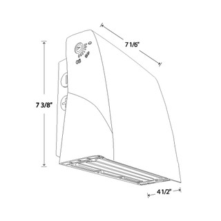 RAB SLIM17FA15ADJ - 15 Watt - Color Select Adjustable LED Wall Pack ...
