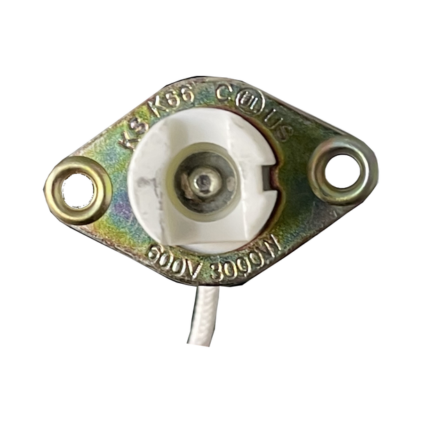 Halogen Socket - Recessed Single Contact - Mounting Bracket - 3000 Watt ...