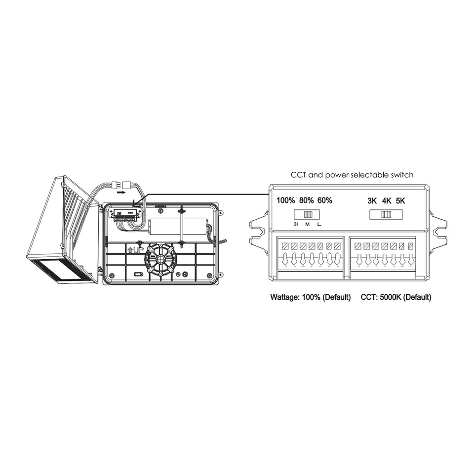 Portor PT-WPF-LW-3CP - Power and Color Adjustable LED Wall Pack ...