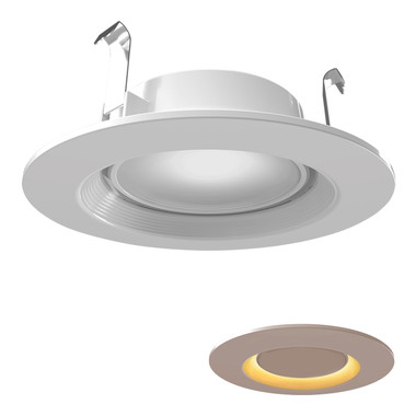 RAB ECLPS4B - 4-inch Baffle LED Retrofit Downlight with Nightlight ...