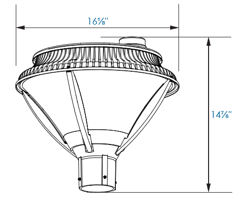 LED Post-Top Light Fixtures | Induction Lighting Fixtures