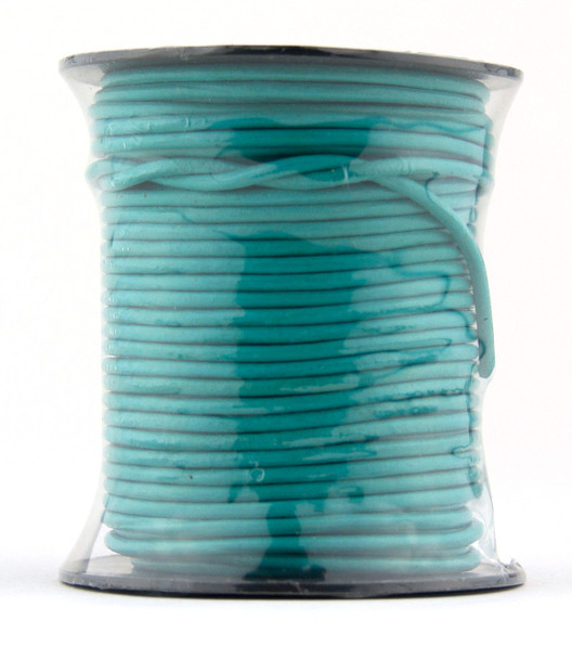 Xsotica Turquoise Round Leather Cord 2.0mm 100 meters