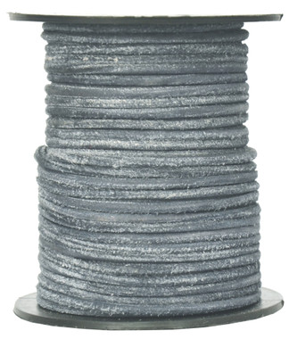 Xsotica Round Suede Leather Cords 2mm Gray