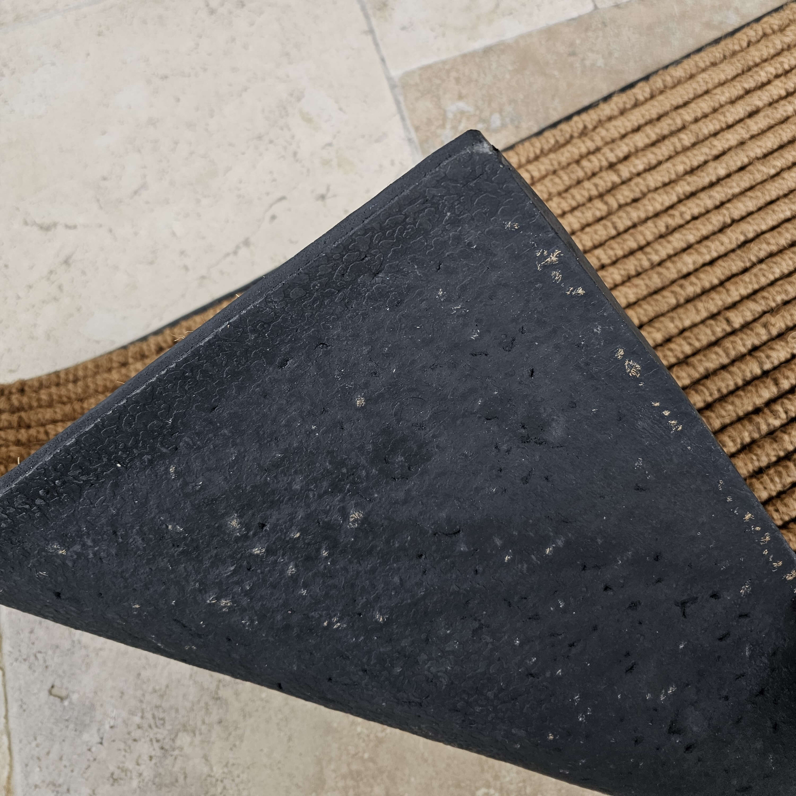 Ribbed Rubber Backed Coir Mat 60 x 90cm | Doormat