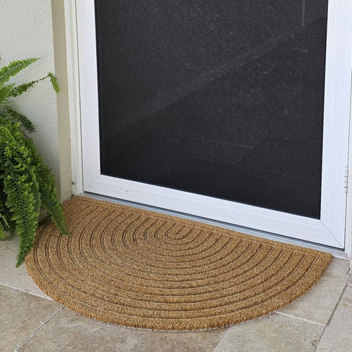 Arch Half Round Coir Door Mat 55 x 90cm | Doormat