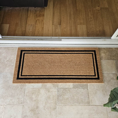 Coir Door Mat Double Border | 55x120cm | Doormat