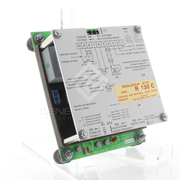 R130 Voltage Regulator AVR - Leroy Somer | General Power