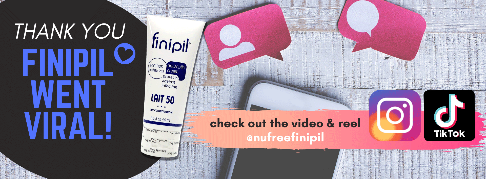 finipil Lait 50 - antiseptic and moisturizer with endless uses!