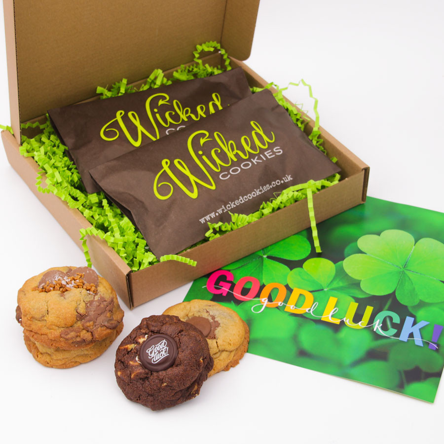 Good Luck Vegan & Gluten Free Cookie Box - Wicked Cookies Limited