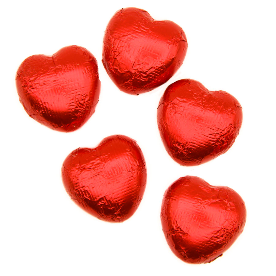 Milk Chocolate Hearts (x5) - Wicked Cookies Limited