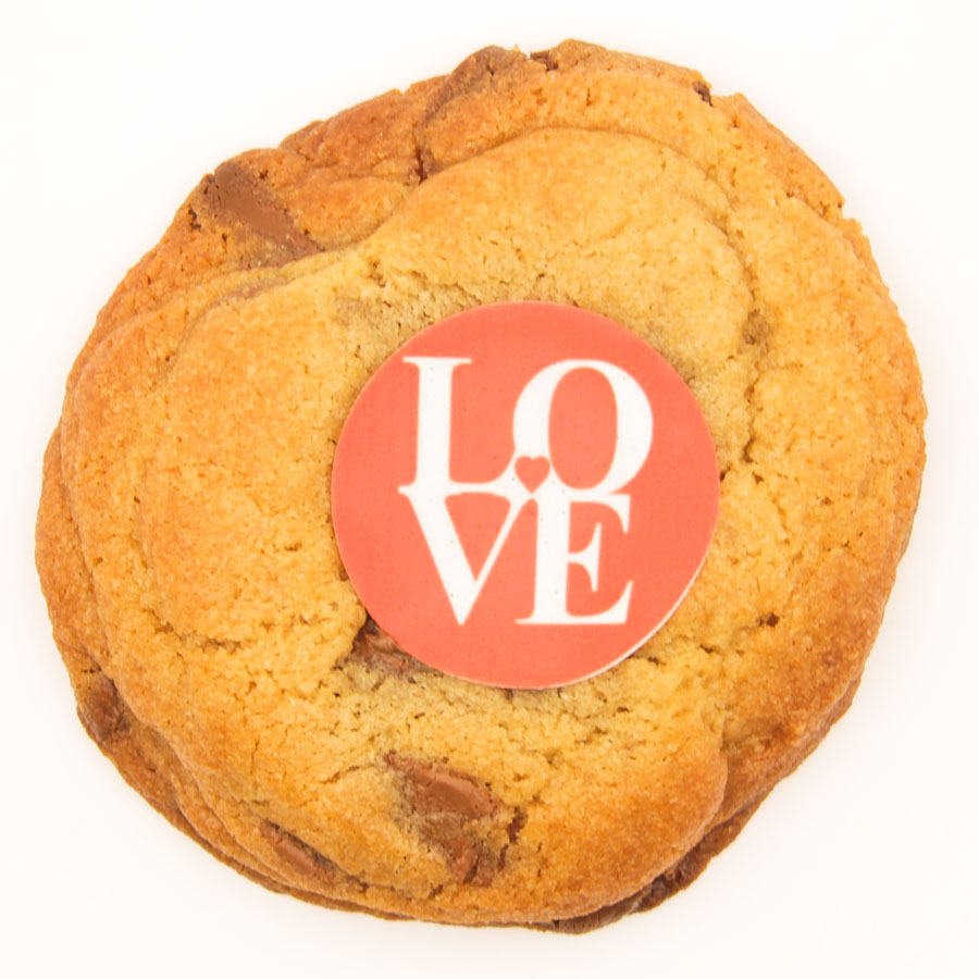 Milk Chocolate LOVE Cookie - Wicked Cookies Limited