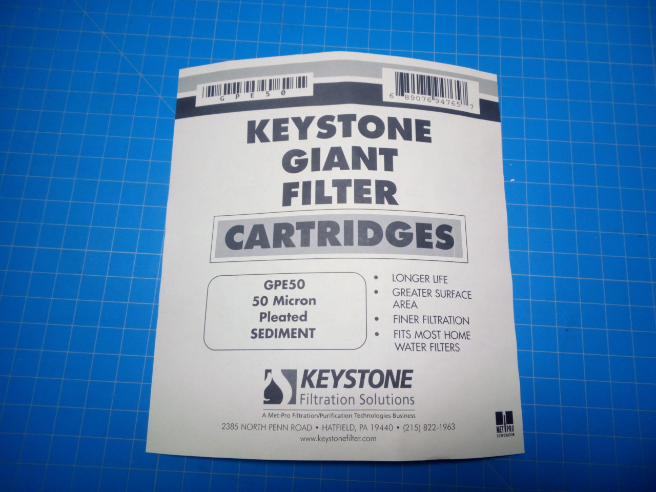 Keystone Giant Filter GPE50 - P02-000264