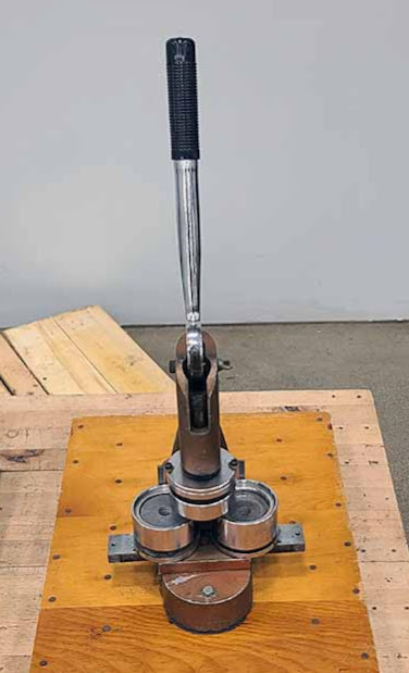 Heavy Duty Mounted Button Punch Press Machine 3"