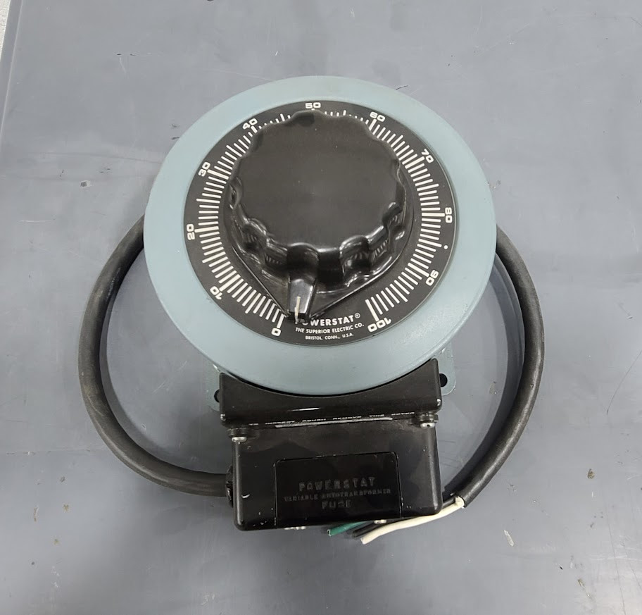Superior Powerstat 240V In 0-280V Out 10 Amp 2.8 kVA Variable ...