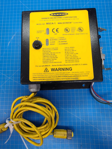 Banner Safety Controller Mini Screen MSCA-1