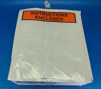 ULine 500 count 10" x 12" Instruction Pouch S-5967