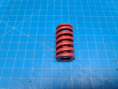 Red Heavy Duty Die Spring 1 1/2 x 1 3/4"