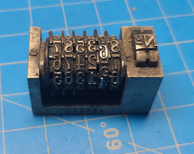 American Num. Mach. Co. Model 31 14 point 6 Digit Numbering Machine