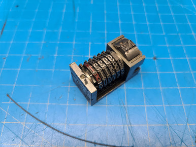 American 12 pt. 5 Digit Numbering Machine Model 64