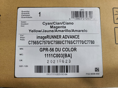 Canon GPR-56 Cyan/Magenta/Yellow Color Drum Unit 1111C003AA