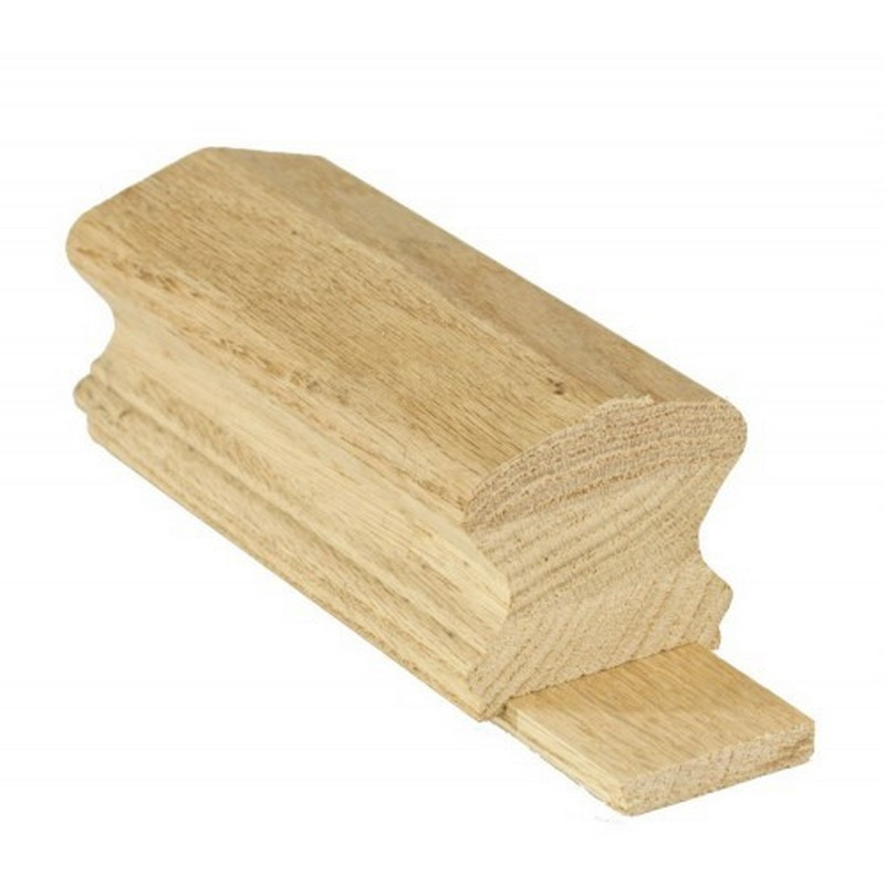 W.M. Coffman - Georgian Rail Solid Cap - Plowed with Fillet - Red Oak ...