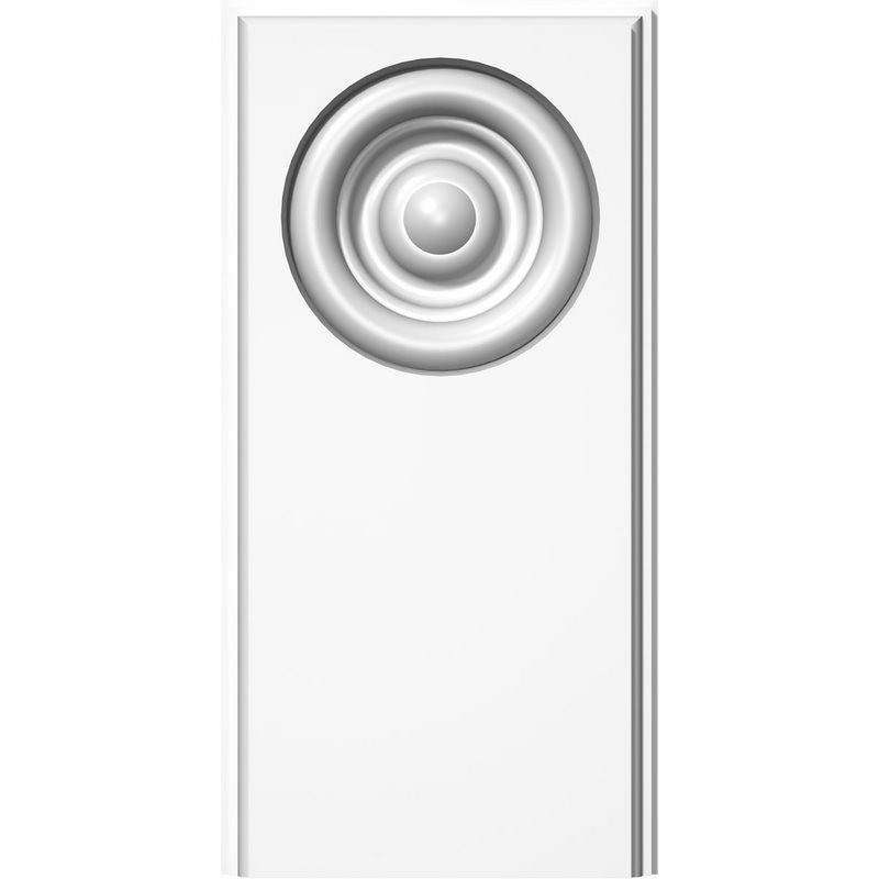 Ekena Millwork Plinth Block - Primed Polyurethane - PBP035X070X050FOS03