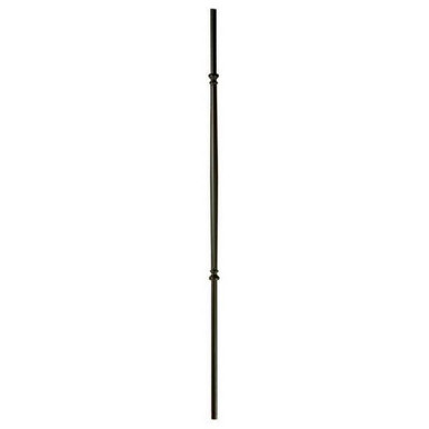 W.M. Coffman - Round Venetian Fluted Hollow Iron Baluster - Flat Black ...