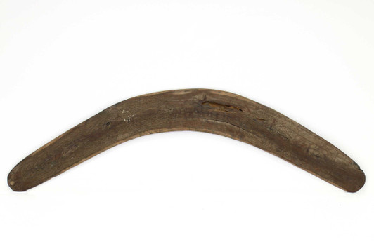 Aboriginal Hand Carved Traditional Boomerang A0171 by Unknown Artist