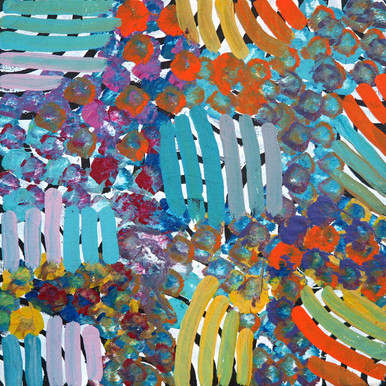 Aboriginal Artwork Painting MB056966 by Geyla Pwerle