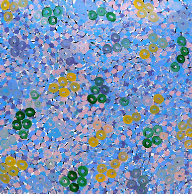 Aboriginal Artwork Painting MB058631 by Geyla Pwerle