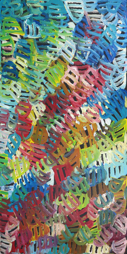 Aboriginal Artwork Painting MB060829 by Emily Pwerle