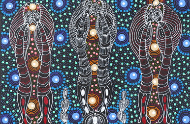 Aboriginal Artwork Painting MB062913 by Colleen Wallace Nungari