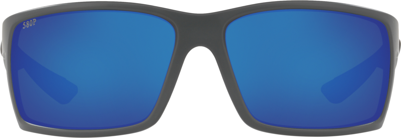 Costa Men's Reefton Matte Gray Frame w/ Blue Lens 580P