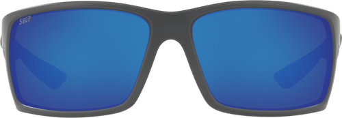 Costa Men's Reefton Matte Gray Frame w/ Blue Lens 580P