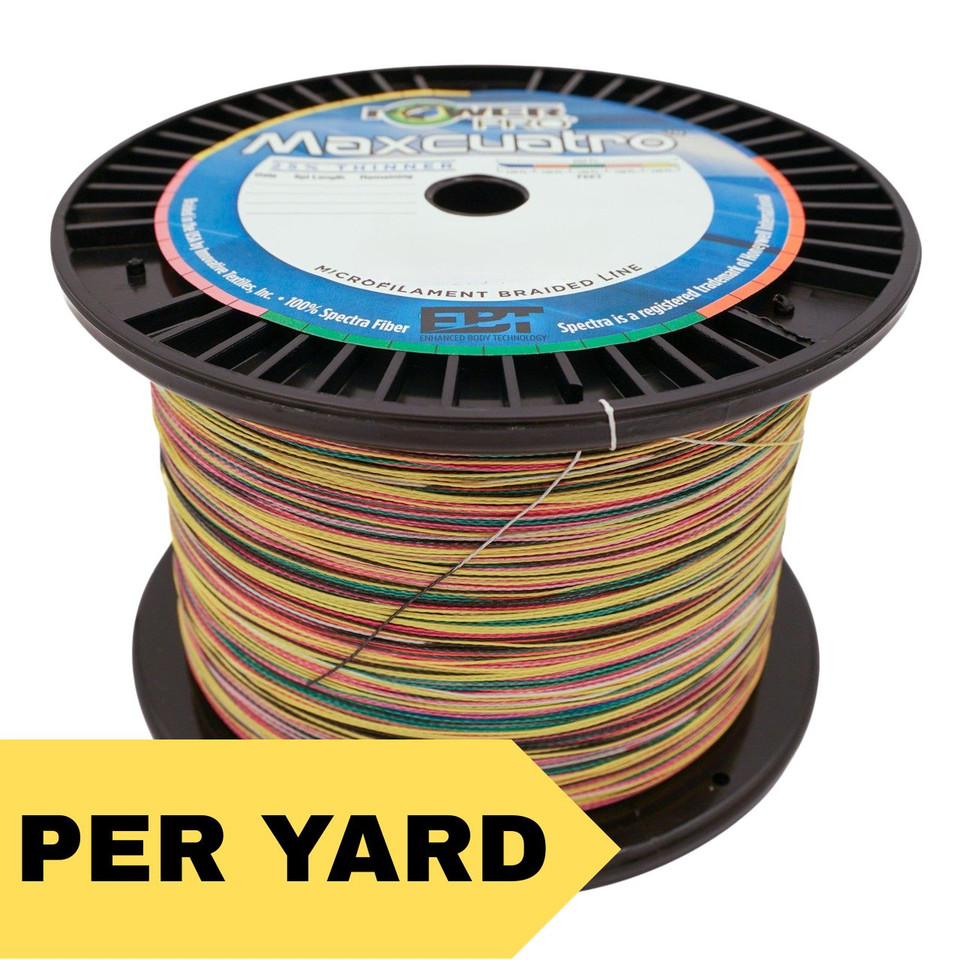 PowerPro Maxcuatro Metered Braided Line (Per Yard)