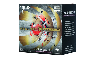 Federal Gold Medal Paper 12 Gauge #7.5 25 Rounds