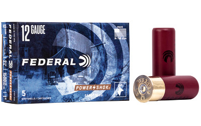 Federal Power Shock 12 Gauge 2.75 Sabot Slug 5 Rounds