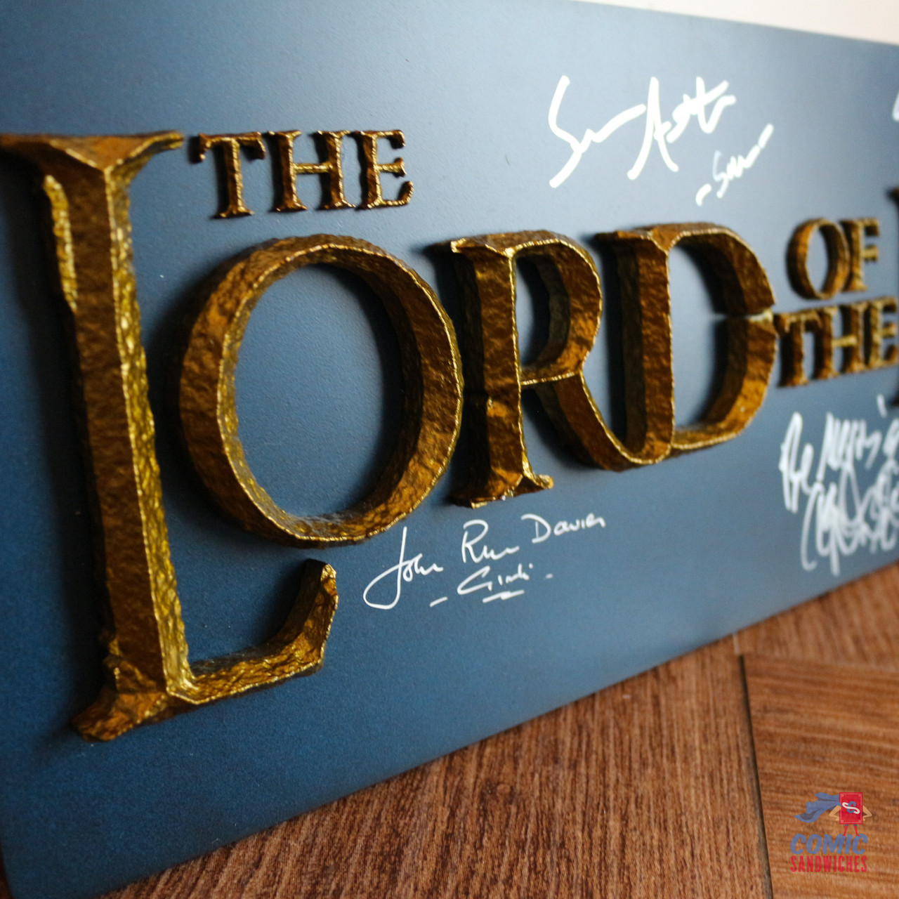 Lord of The Rings Autographed Plaque