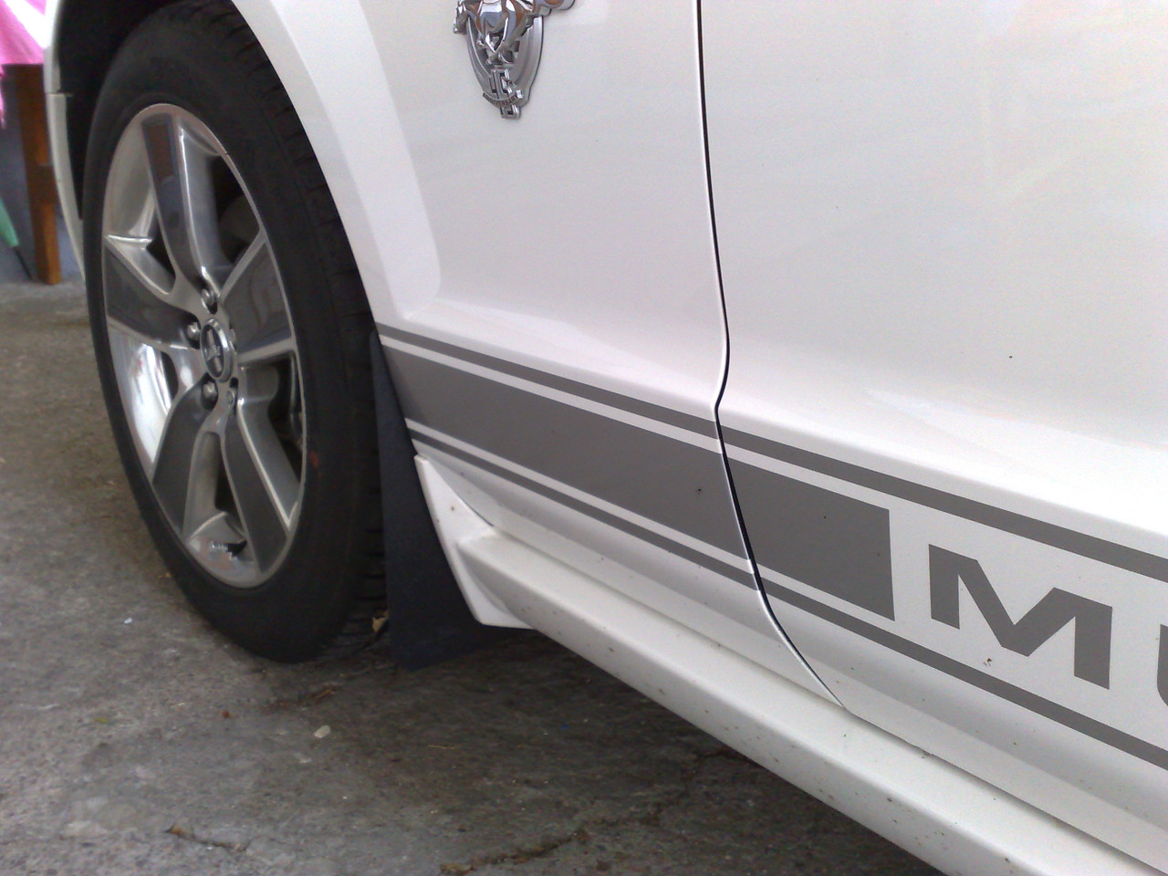 2005-2009 Mustang Splash Guards, All models Front Set. - Jaeger ...